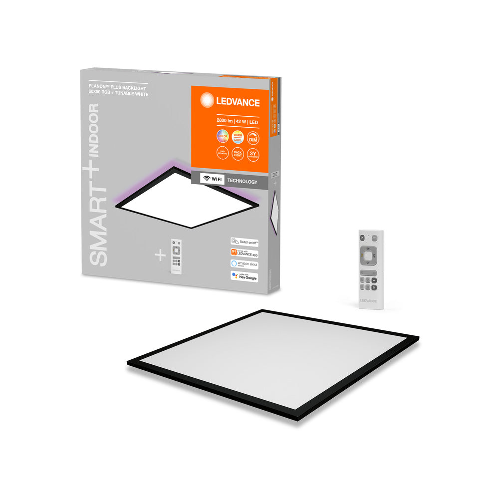 LEDVANCE SMART+ pannello LED da incasso WiFi, 60cm x 60cm, RGB, incl ...