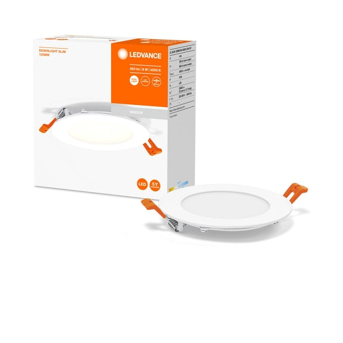 LEDVANCE RECESS SLIM DOWNLIGHT LED lampada da soffitto, Ø 120mm, 220…2 ...
