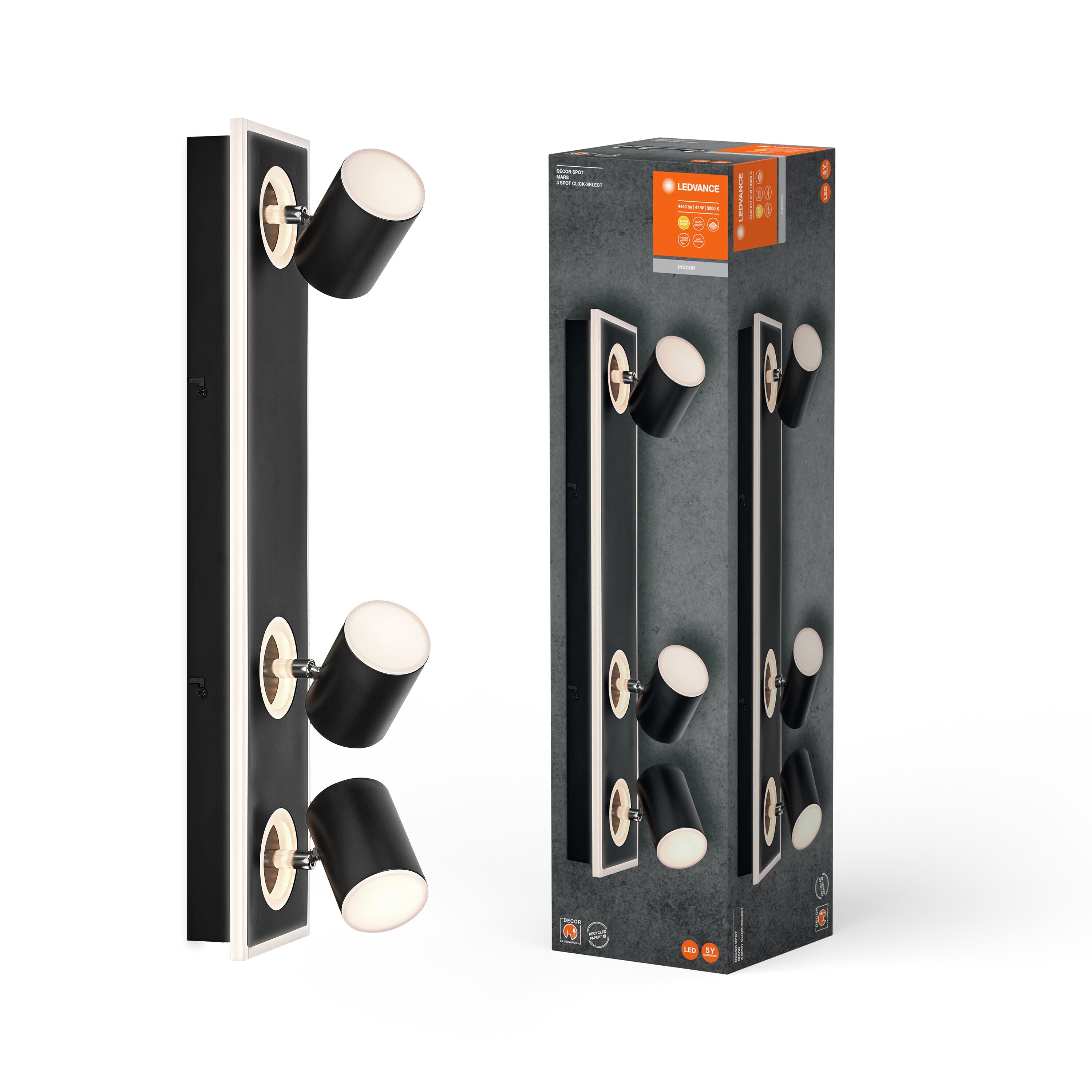 LEDVANCE DECOR SPOT MARS, 41W, 1.425lm, nero – shop LEDVANCE Italia